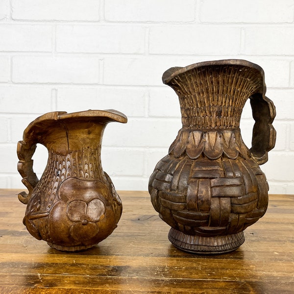 Rustic Wood Vase - Etsy