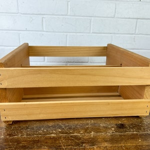 Vintage Napa Valley Wood Storage Display Container or CD Holder Storage ...