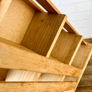 Rotating Vintage Napa Valley Wood CD Holder for 200 Cds Tall Large CD ...