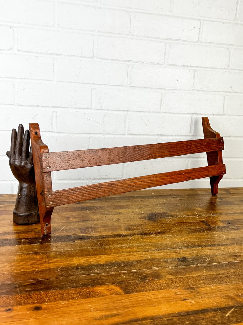 22 Wide Vintage Wooden Church Pew Book Holder Authentic - Etsy