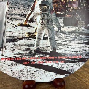 Vintage NASA Apollo 11 Display Plate With Quote That's One Small Step ...
