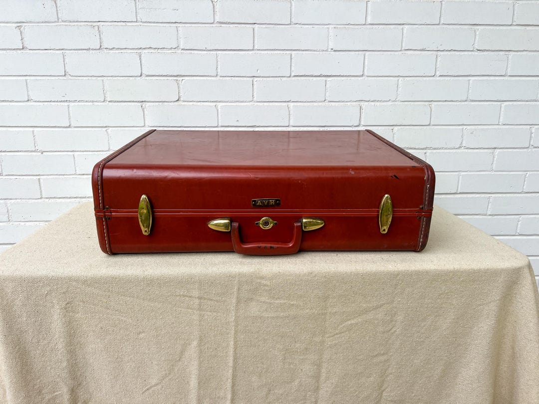 XL Vintage Brown Samsonite Suitcase Large Luggage Beach Vibes Travel ...