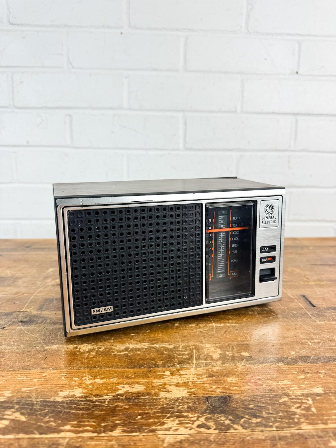Vintage GE AM FM Radio 7-4115B | Woodgrain Tabletop Radio | Retro ...