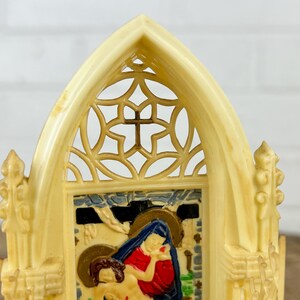 Small 5" Vintage Madonna and Jesus Pieta Altar Miniature Plastic ...