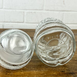 Vintage Libbey Santa Claus Jar Santa Shaped Canister Christmas Candy ...