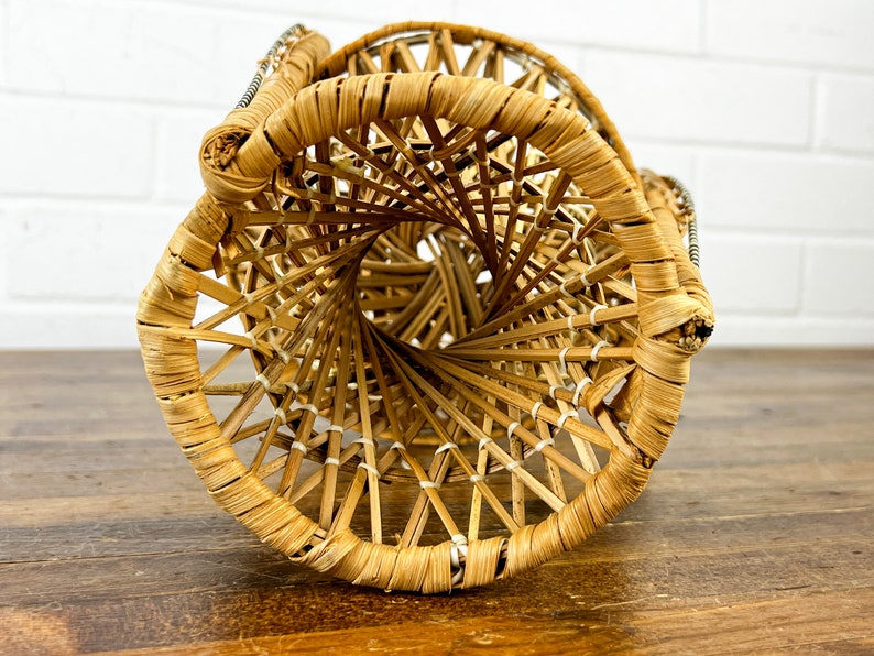 15" Small Vintage Bohemian Peacock Chair Perfect Chair for Doll Display ...