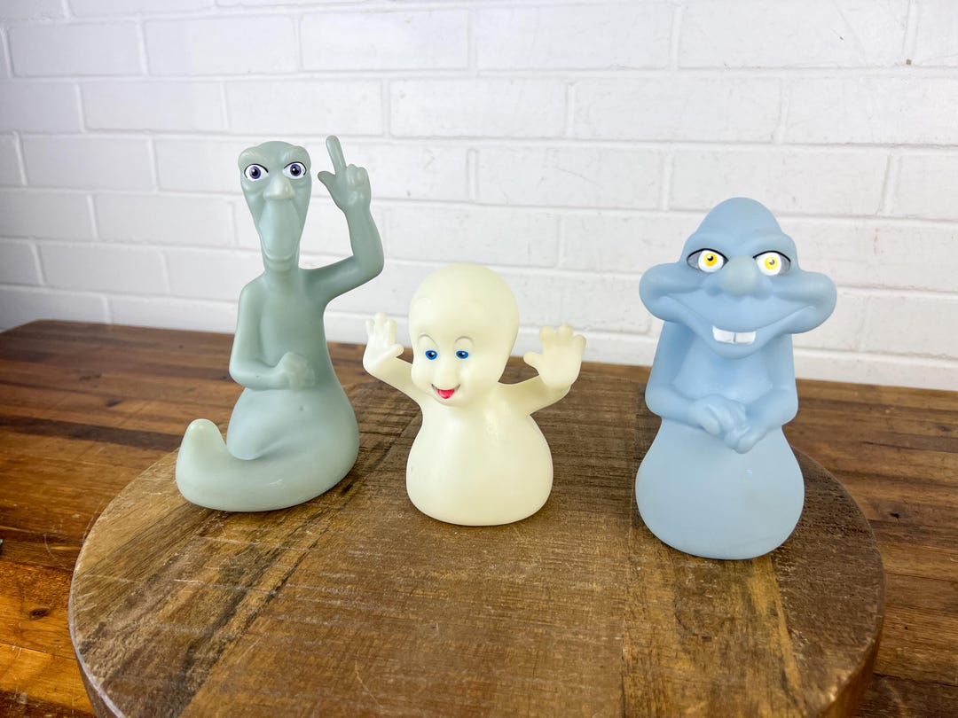 Set of 3 Vintage Casper the Friendly Ghost and Gang Toy Figurines ...
