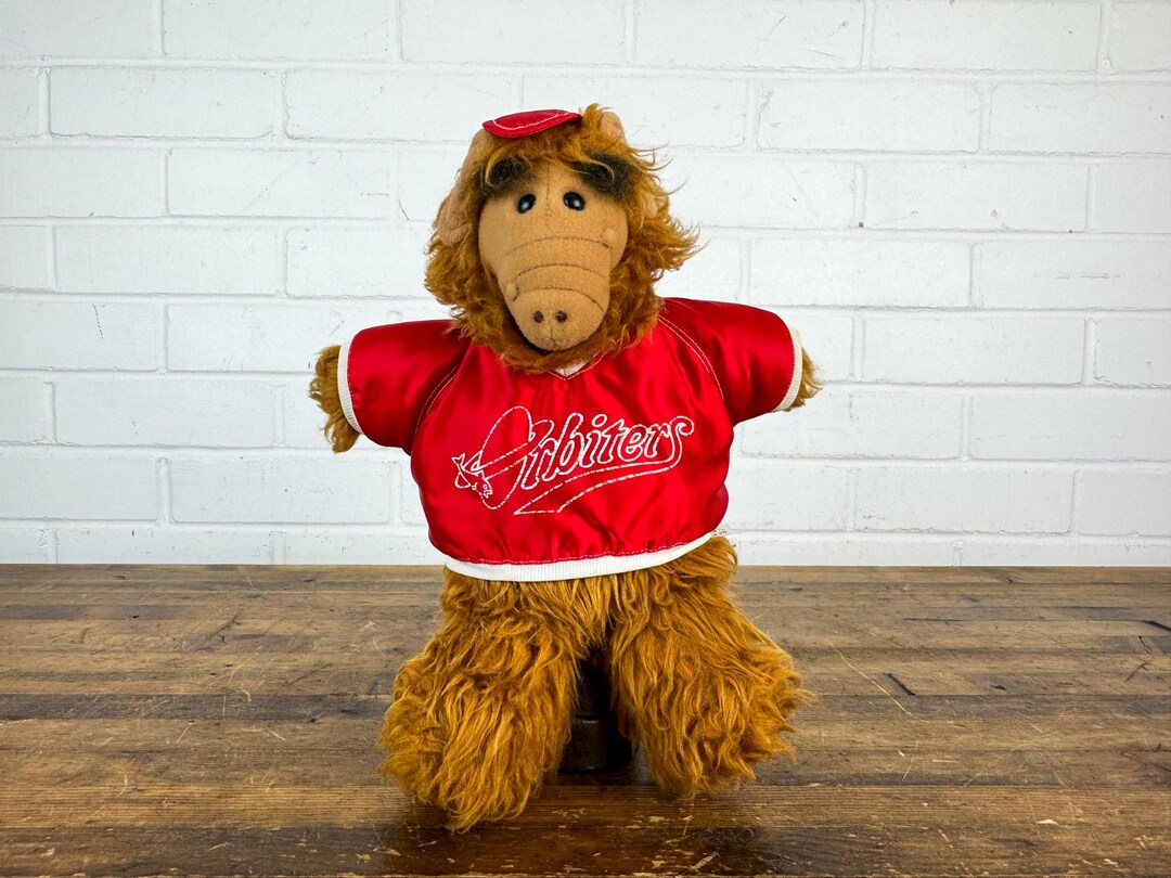 1980s Vintage Alf the Alien Plush Hand Puppet With Orbiters Tshirt 80s ...