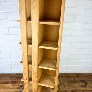 Rotating Vintage Napa Valley Wood CD Holder for 200 Cds Tall Large CD ...