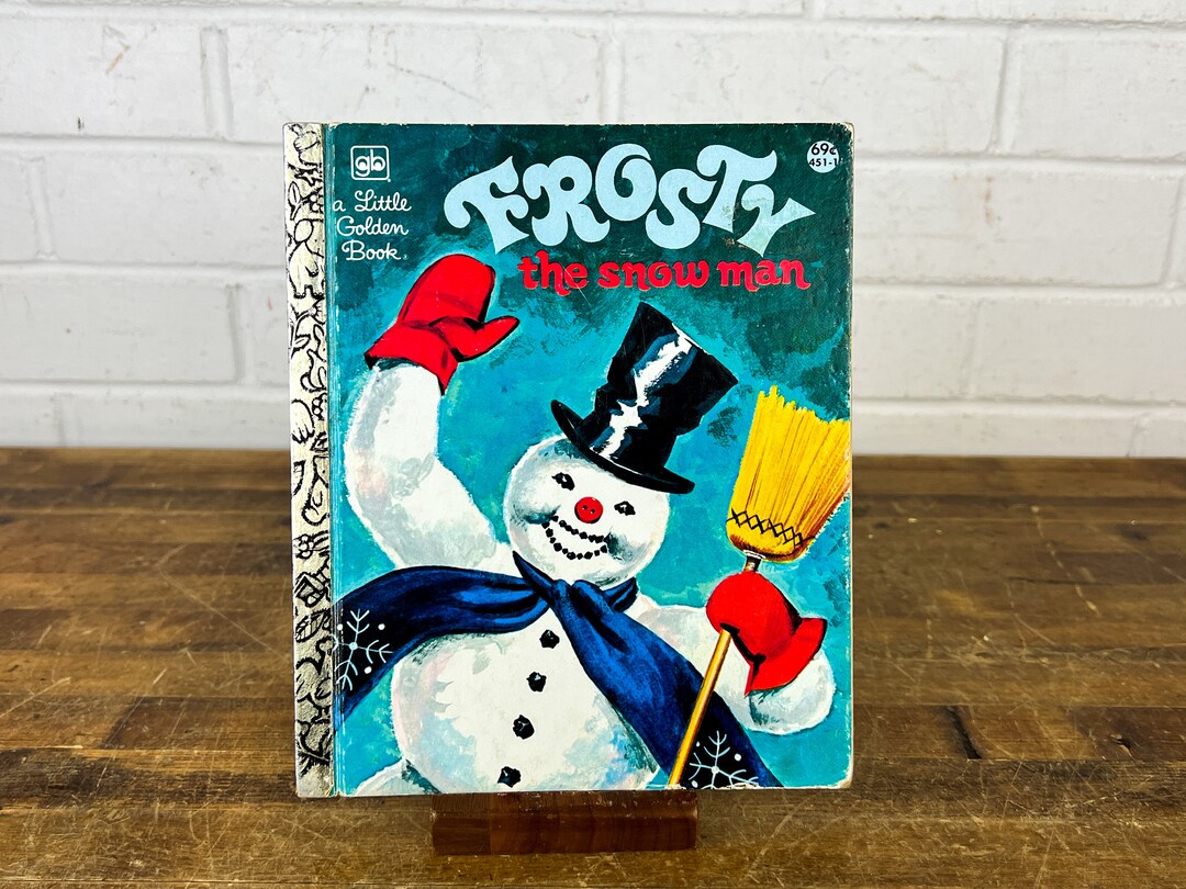1970s Vintage Frosty the Snowman Book Little Golden Books Christmas ...