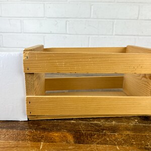 Vintage Napa Valley Wood Storage Display Container or CD Holder Storage ...