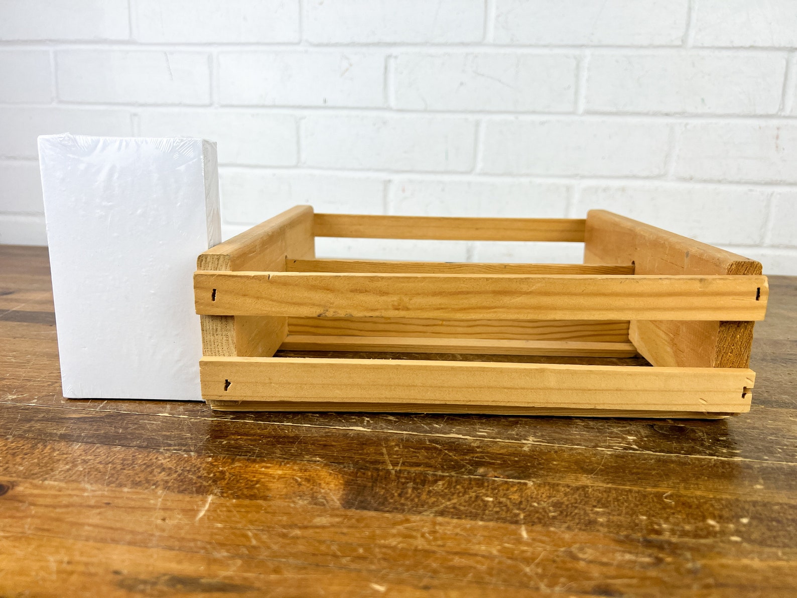 Vintage Napa Valley Wood Tape Cassette Holder Crate Storage Display ...