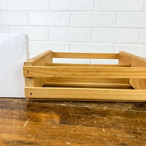 Vintage Napa Valley Wood Tape Cassette Holder Crate Storage Display ...