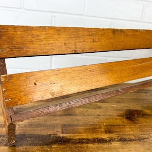21 Wide Vintage Wooden Church Pew Book Holder Authentic - Etsy