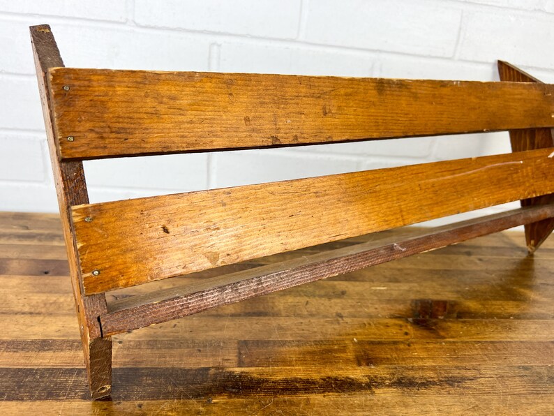 21 Wide Vintage Wooden Church Pew Book Holder Authentic - Etsy