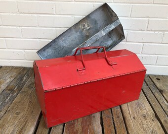 Mid Century Tool Box | Etsy