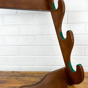 Vintage Wooden Gun Rack for Wall and Holds 3 Rifles Authentic - Etsy