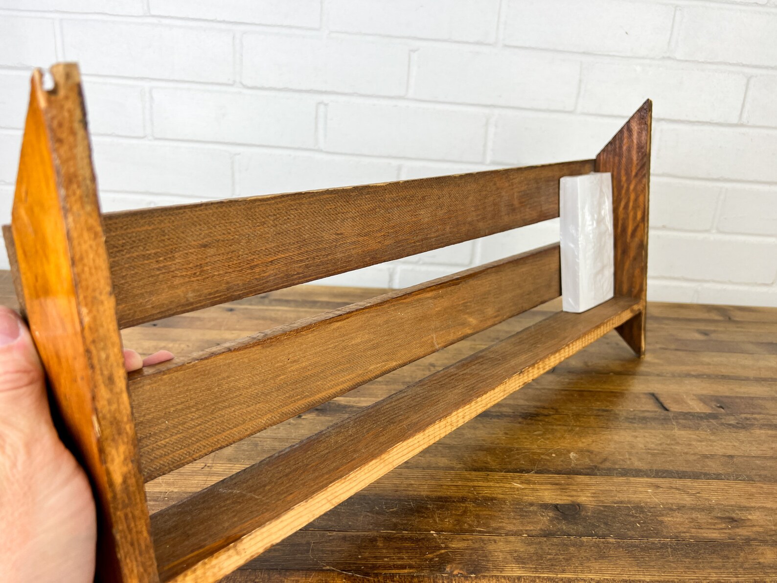 21 Wide Vintage Wooden Church Pew Book Holder Authentic - Etsy