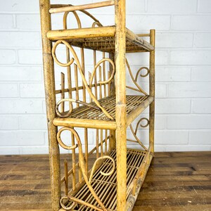 Vintage Brown Wicker Wall Shelf or Tabletop Shelf Authentic Vintage ...