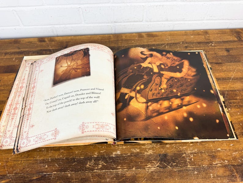 Vintage 2001 the Night Before Christmas Hardbound Children’s Book ...