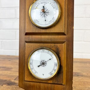 Vintage Distressed Wood Weather Station for Wall Authentic - Etsy