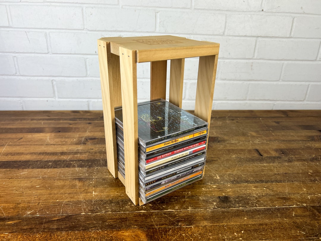 Vintage Napa Valley Wood Storage Display Container or CD Holder Storage ...