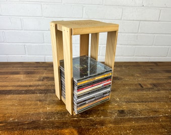 Vintage Napa Valley Wood Storage Display Container or CD Holder Storage ...