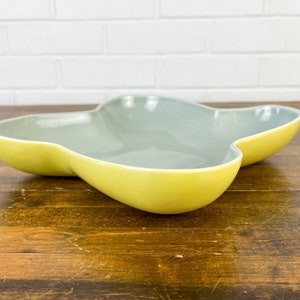 Red Wing Pottery Bowl Yellow Gray Authentic Vintage Home Decor - Etsy