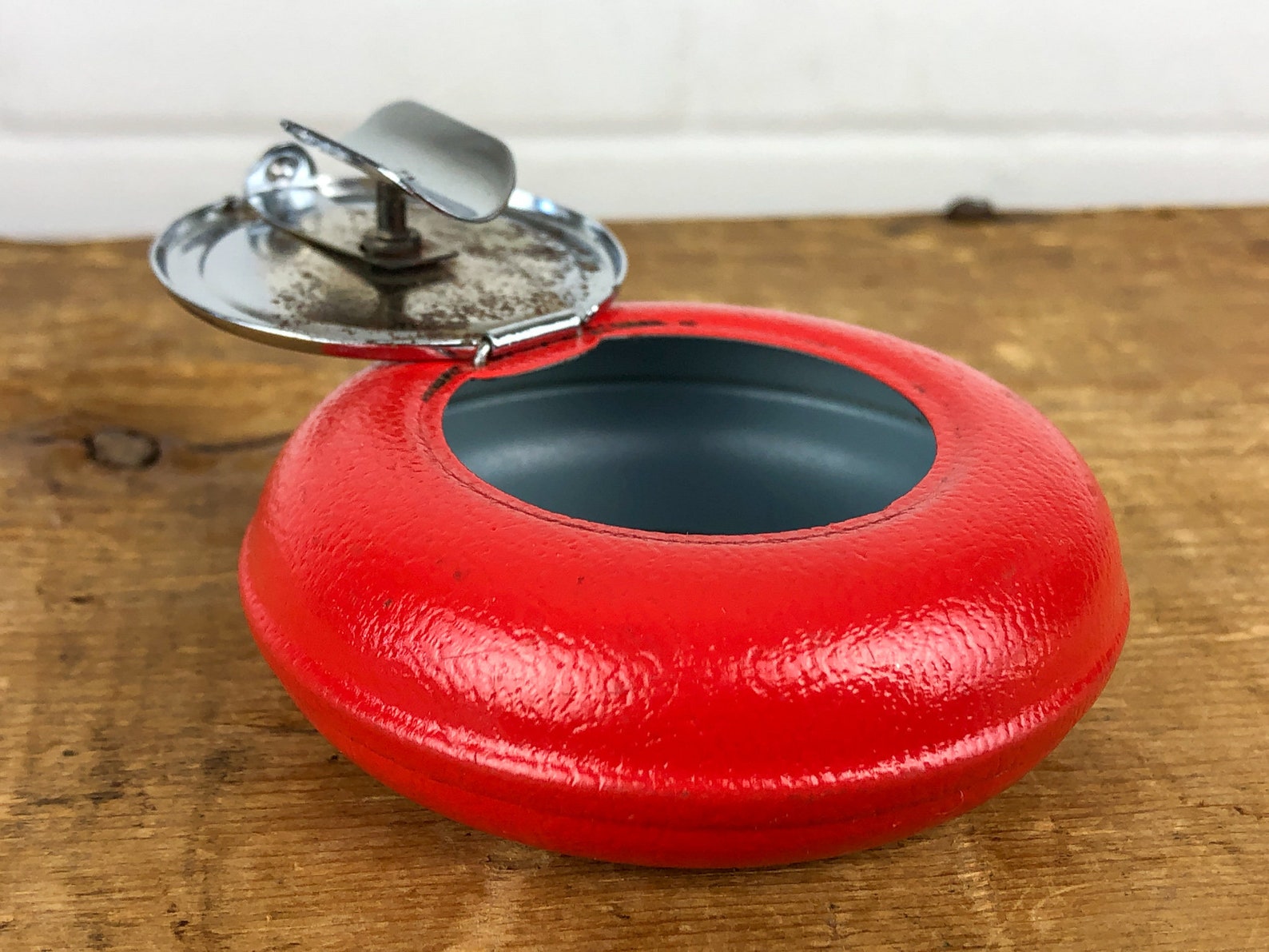 Vintage Red Metal Pocket Ashtray Portable Ashtray 60s 70s | Etsy