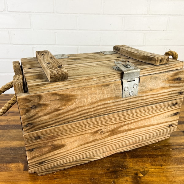 Large Wooden Crate - Etsy