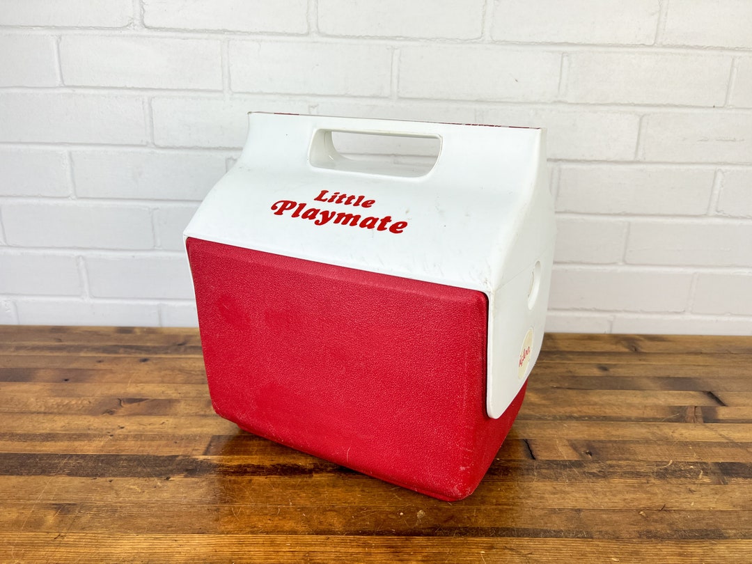 Vintage Red Igloo Little Playmate Portable Cooler With Red - Etsy