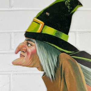 30 Vintage Witch Halloween Die Cut Jointed Witch Wall - Etsy