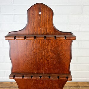 Vintage Wood Souvenir Spoon Rack for Collectible Spoons Holds 12 Small ...
