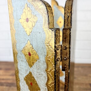 15 Large Vintage Triptych Gesso Gilt Wood Madonna of the Book by ...