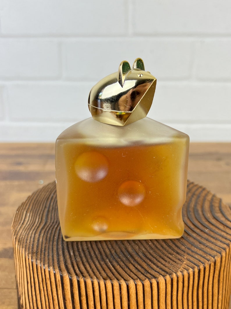 Vintage Avon Mouse on Cheese Figurine Glass Cologne Bottle - Etsy