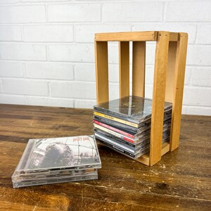 Vintage Napa Valley Wood Storage Display Container or CD Holder Storage ...