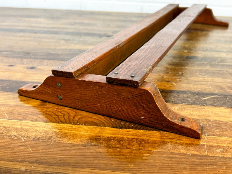 22 Wide Vintage Wooden Church Pew Book Holder Authentic - Etsy