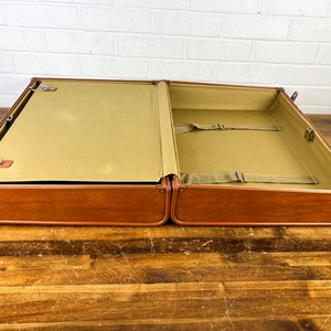 Vintage Royal Traveller Brown Briefcase Classic Mid Century Suitcase ...