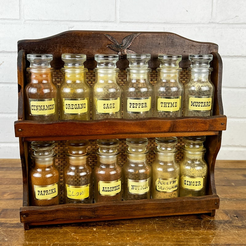Wall Spice Rack - Etsy