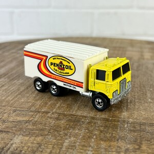 1973 Vintage Hot Wheels Pennzoil Semi Truck Diecast 1970s Metal Car Toy ...