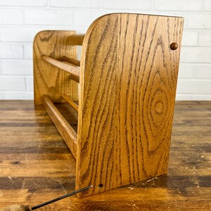 Vintage Two Levels Wood CD Holder Compact Disc Holder CD Rack Wooden CD ...