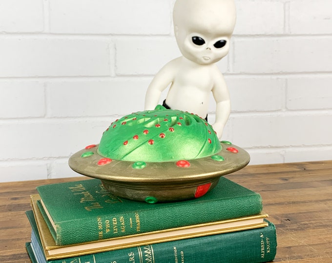 1970s Alien Spaceship Piggy Bank Authentic Vintage Atlantic Mold Space ...