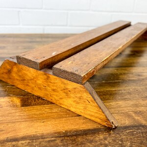 21 Wide Vintage Wooden Church Pew Book Holder Authentic - Etsy