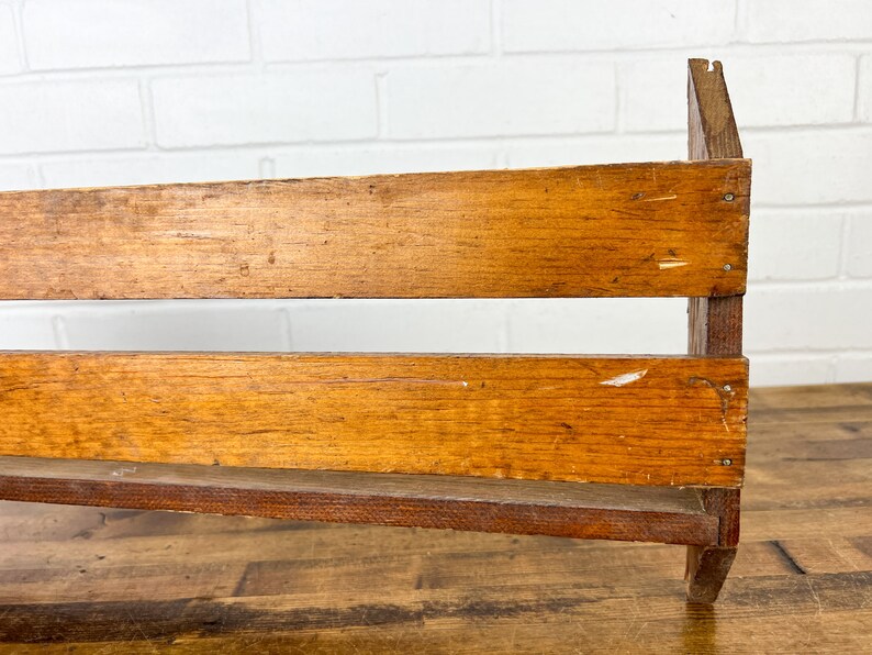 21 Wide Vintage Wooden Church Pew Book Holder Authentic - Etsy