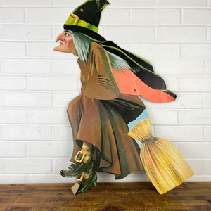 30 Vintage Witch Halloween Die Cut Jointed Witch Wall - Etsy