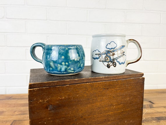 Set of 2 Vintage Coffee Mugs Coffee Shop Mugs Restaurantware | Etsy