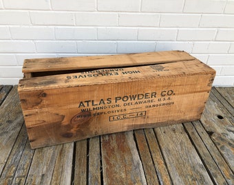 Antique Dynamite Box | Etsy