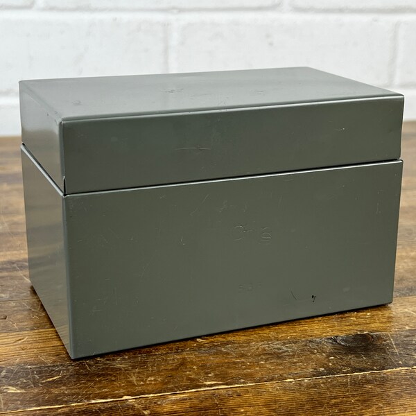 Metal Recipe Box - Etsy