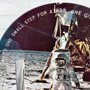Vintage NASA Apollo 11 Display Plate With Quote That's One Small Step ...