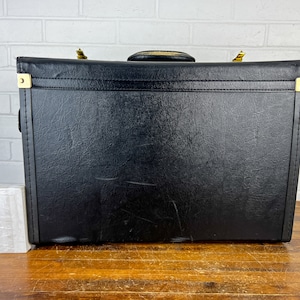 Vintage Samsonite Locking Black Pilot Case Authentic Vintage Large ...
